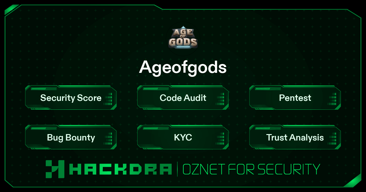 AgeOfGods — Hackdra Oznet Security Insight