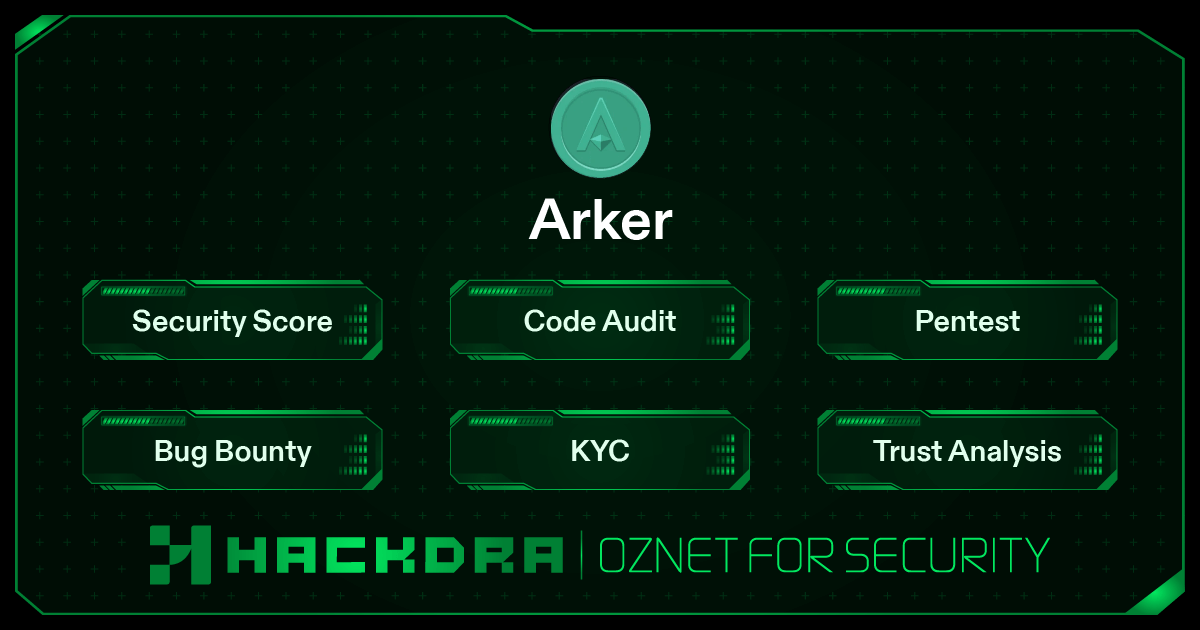 Arker — Hackdra Oznet Security Insight