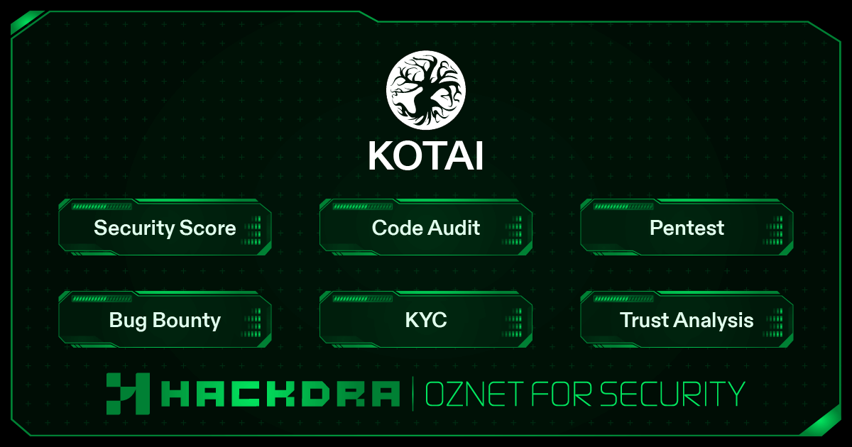 Kotai — Hackdra Oznet Security Insight