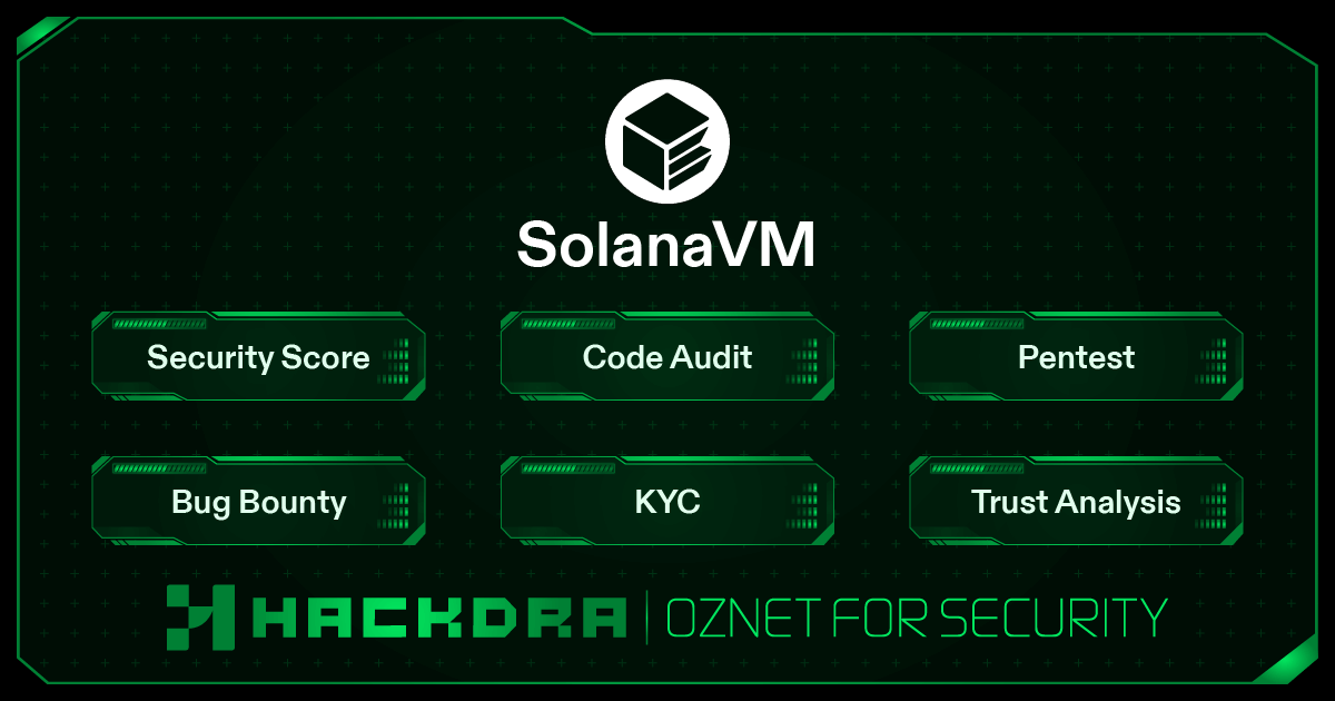 SolanaVM — Hackdra Oznet Security Insight